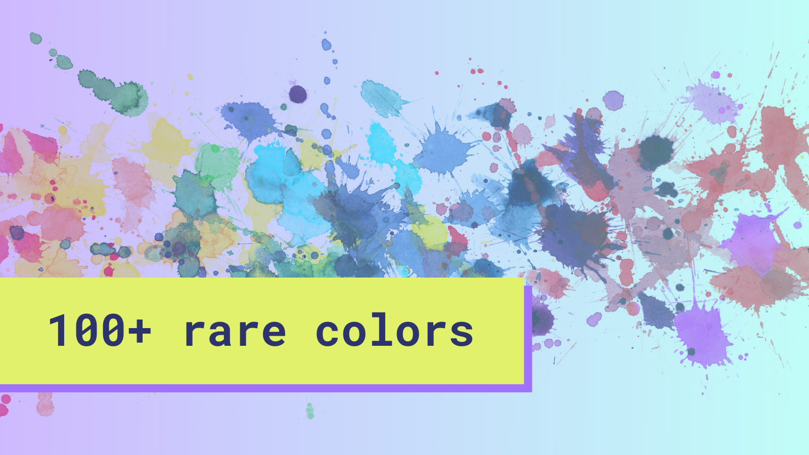 List of 100+ Rare Colors - Writing Games